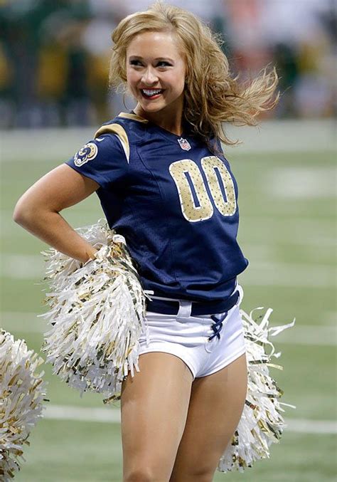 St Louis Rams Nfl Football Cheerleader La Rams Cheerleaders Sports Glam Football Jersey