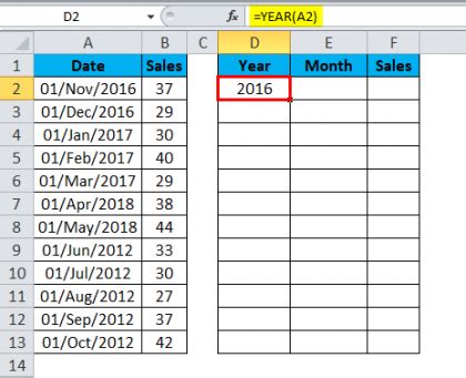 YEAR In Excel Formula Examples How To Use YEAR Function