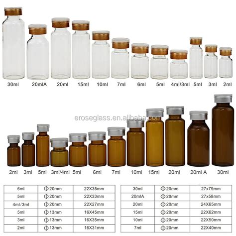 Standard Vial Sizes At Dustin Richards Blog