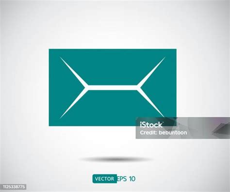 봉투 메일 아이콘 평면 디자인 스타일입니다 직접 메시지 Sms 벡터 일러스트 레이 션 개념에 대한 스톡 벡터 아트 및 기타 이미지 개념 고객 공란 Istock