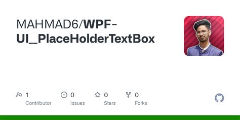 Github Mahmad6wpf Uiplaceholdertextbox