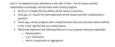Solved This Is The Part Of My Assignment I Made These Uml Chegg