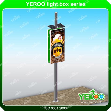 Lamp Post Light Box Lamp Pole Signage Street Pole Signs Landing