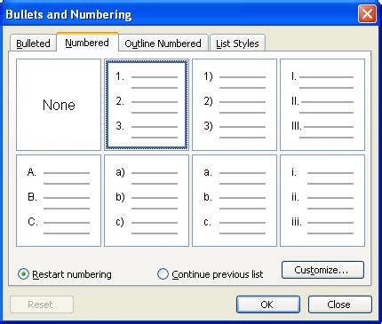 Having Difficulty With Bullets And Numbering In Microsoft Word Office Articles