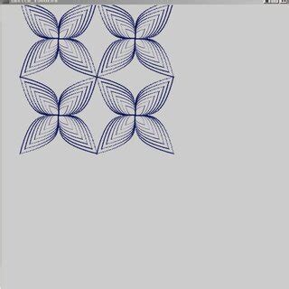 Symmetric Pattern Fig Two Sides Pattern The Drawing Of Continuous Download Scientific