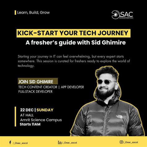 Open Source Ascol Circle Osac On Linkedin 🎉 Kickstart Your Tech Journey A Freshers Guide