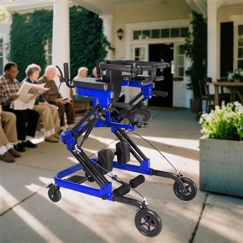 Standing Walker With Seat And Armrest For Seniors Foldable Standing