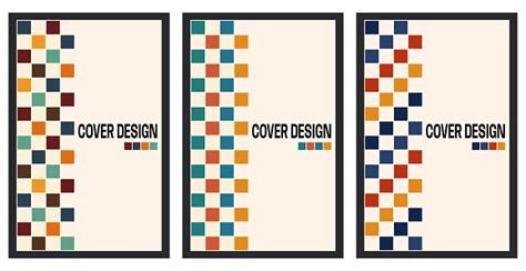 컬러 스커가 있는 포스터의 벡터 세트 카드 표지 포스터 전단지 브로셔를 위한 최소한의 기하학적 디자인 벡터 그림 배경 주제에