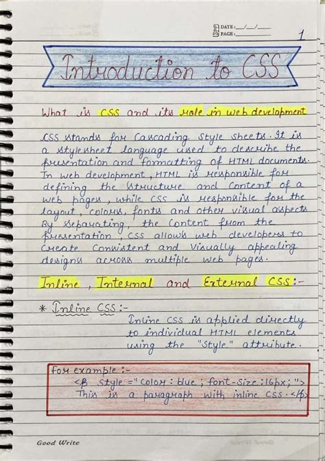 Html Css Js Handwritten Notes Combo Topperworld