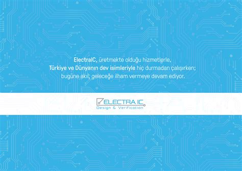 Electra Ic Tasarım Ve Yazılım Projeleri