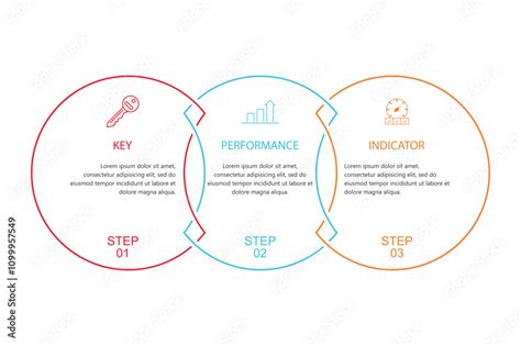 Kpi Key Performance Indicator Infographics Template Diagram With Piechart Percentage Progress