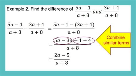 Addition And Subtraction Of Rational Pptx