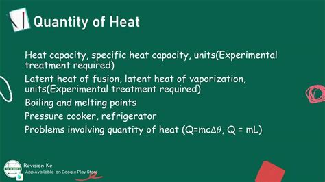 Quantity Of Heat Intro Form 3 Physics Kcse Revision Youtube