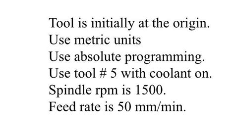 Solved Write A Program To The Shown Part Using Mastercam
