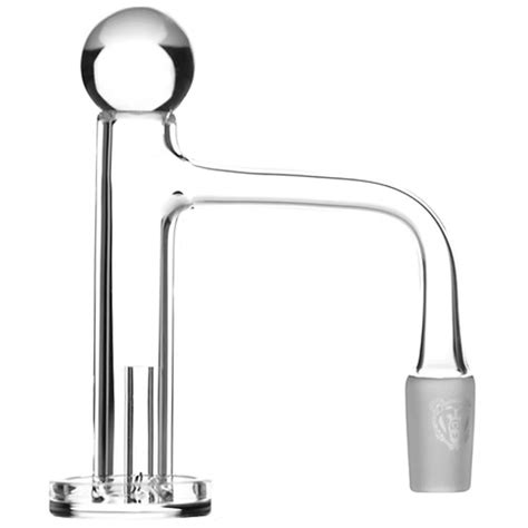 14mm 90˚ Angle V1 Tower Set Quartz Banger Nail By Bear Quartz Bkry Inc