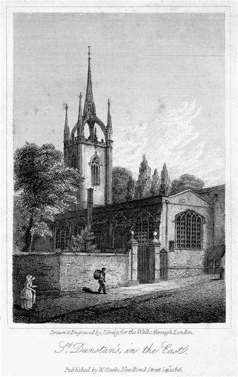 Church Of St Dunstan In The East City Of London By J Greig