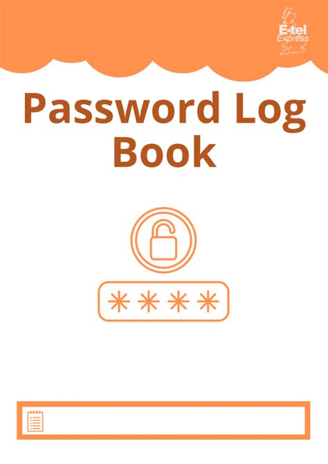 Password Log Book Network Telex