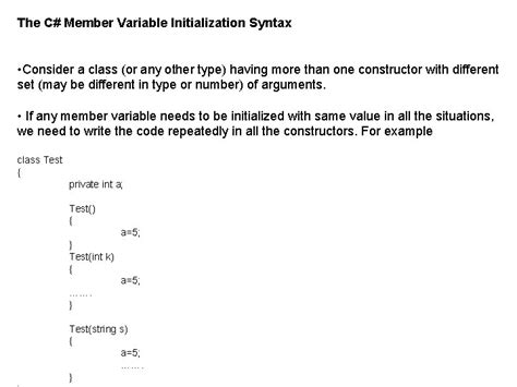 The Anatomy Of A Basic C Class In