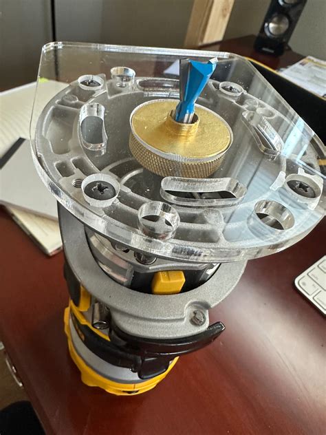 Designing A Router Plate For A Dewalt Dcw600 Page 2 Os Specific