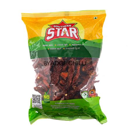 Southern Star Byadgibedgi Red Chilli Whole 200g Grocery
