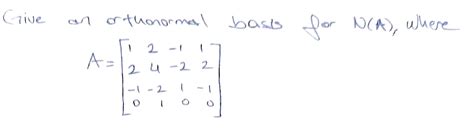 Solved Please Go Over The Definitons Of A Basis An