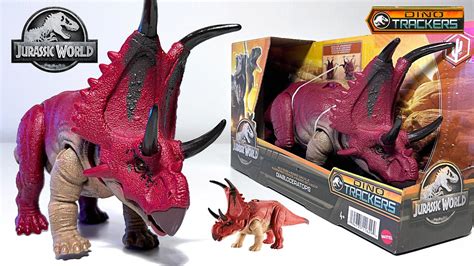 New Dino Trackers Diabloceratops Jurassic World Toys Wild Roar