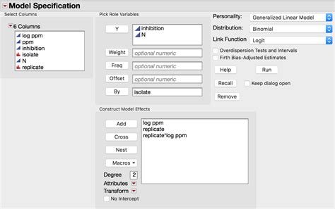 Probit Analysis Fit Testing Regression And Replicates Jmp User Community