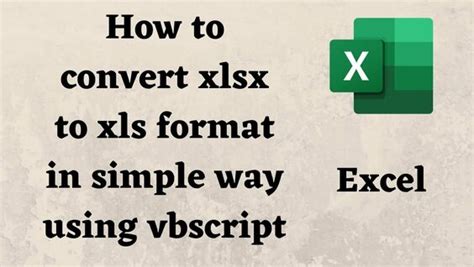 How To Convert Xlsx To Xls 909 Video Yandexte Bulundu