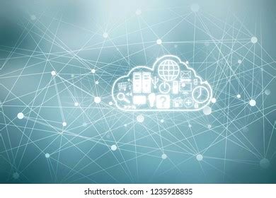 2d Rendering Cloud Computing Stock Illustration 1235928835 Shutterstock