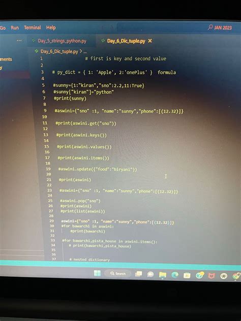Task 16 Dictionary Tipped And Atm Program Kiran Sagar Pythonlife