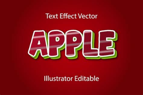 Apple Editable Text Effect Images Free Download On Freepik