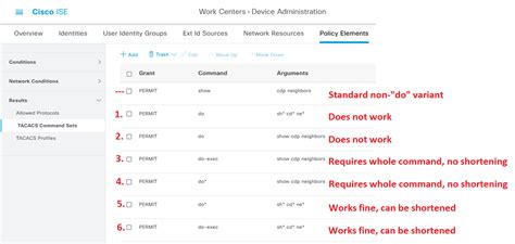 cisco ise configuring tacacs to enable do commands — wires and wi fi