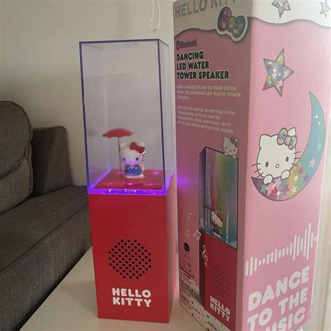 Hello Kitty Water Fountain Speaker New In Box Depop