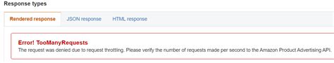 Recently Got Access To The Amazon Product Api But All Requests Come