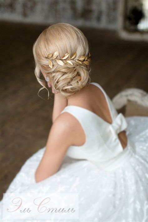 Gold Leaf Head Piece Gold Leaf Hair Piece By Bouquetboutiqueyl Roman