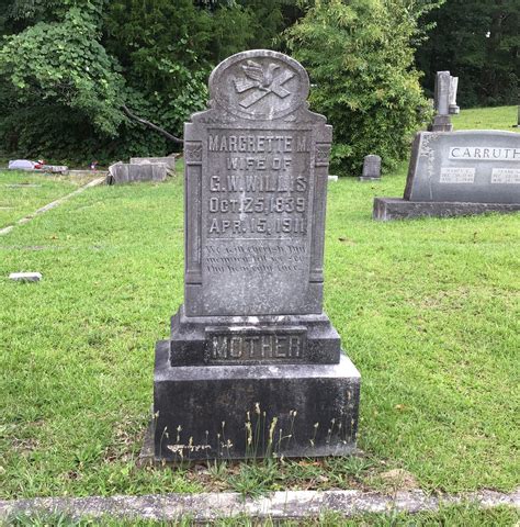 Margrette M Norwood Willis 1839 1911 Homenaje De Find A Grave