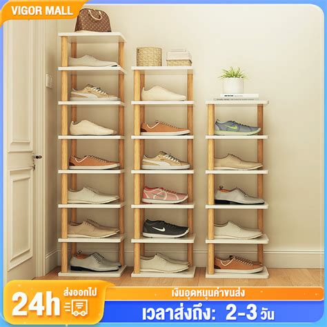 Ath 78 ชั้น ชั้นวางรองเท้า ที่เก็บรองเท้า การออกแบบที่เรียบง่าย จัดระเบียบห้องใหม่ Shoe Rack