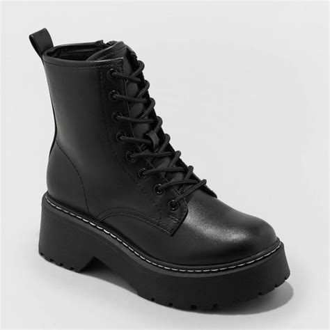 Wild Fable Shoes Womens Zea Combat Boots Wild Fable Black 6 Poshmark