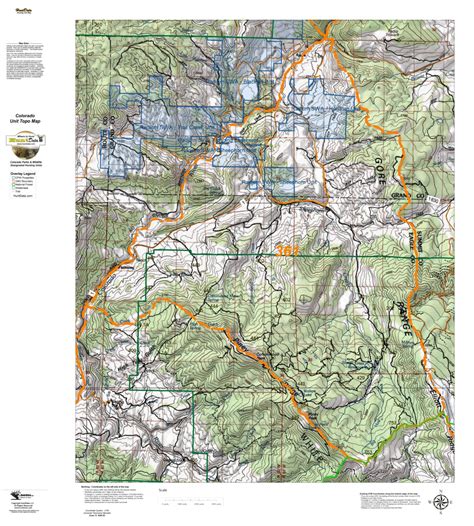 Huntdata Colorado Unit 361 Topo Map By Huntdata Llc Avenza Maps