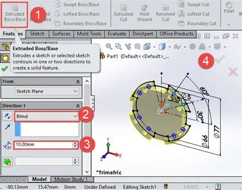 Solidworks Tutorial Create A Simple 3d Object Tutorial45
