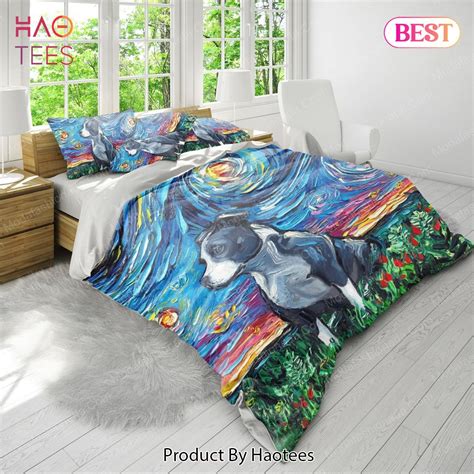 Buy Vincent Van Goghs Starry Night With Dogs Bedding Sets Bed Sets