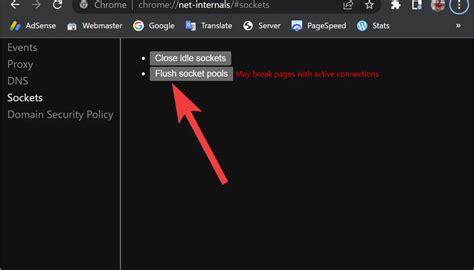 Chrome Net Internals Dns Clear Clear Cache Biopick In