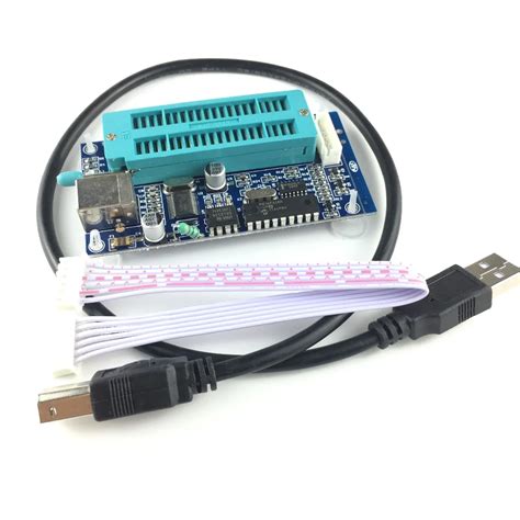 1set Pic Microcontroller Usb Automatic Programming Programmer K150 Icsp Cable