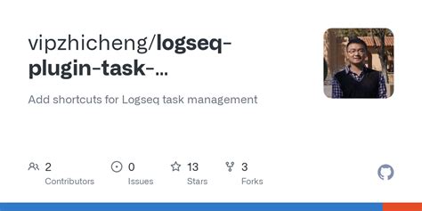 github vipzhicheng logseq plugin task management shortcuts add