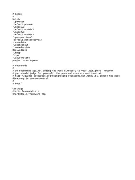 Git Ignore Pdf