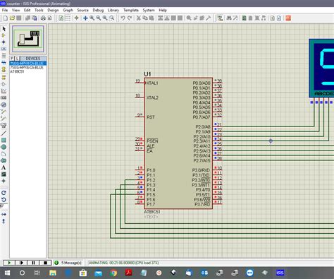 Counting From 0 To 9999 With 8051 Using 7 Segment Display 5 Steps