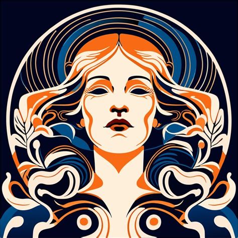 Premium Vector Redefining Classical Elegance With Abstract Beauty