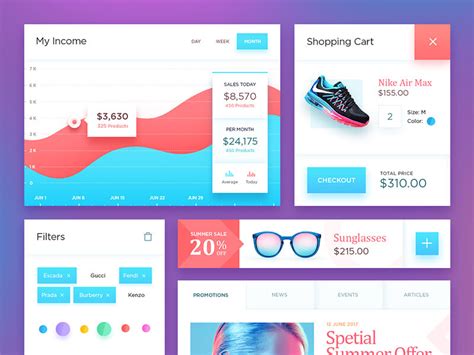 Ecommerce Ui Kit Psd Free Psds And Sketch App Resources For Designers