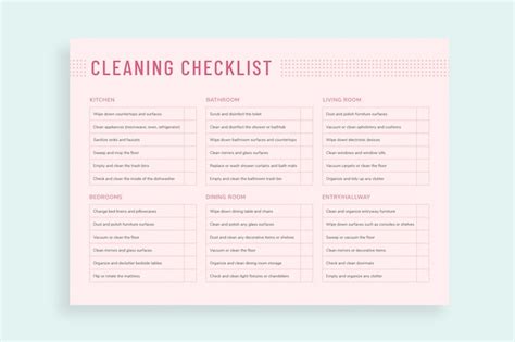 Free Vector Checklist Template Design