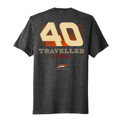 Justin Allgaier 40 Traveller Whiskey Heather Black T Shirt Chris